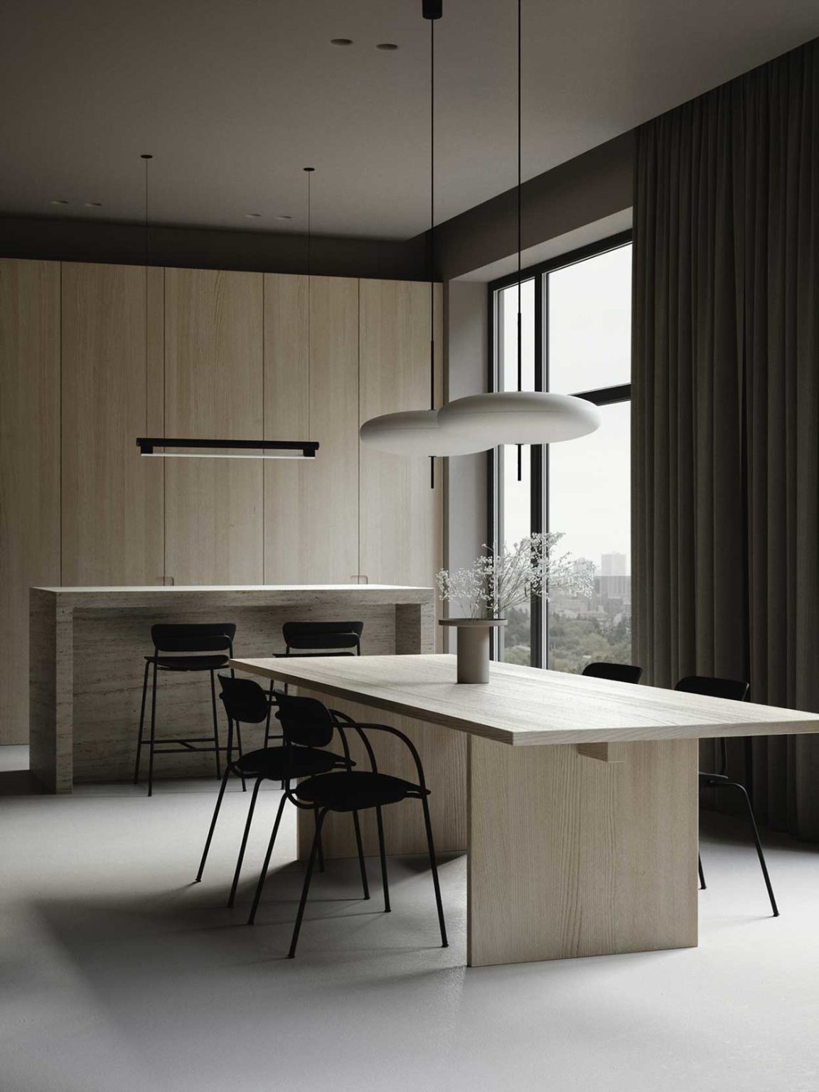 Le style minimaliste offre des intérieurs fonctionnels - Option d'Intérieur